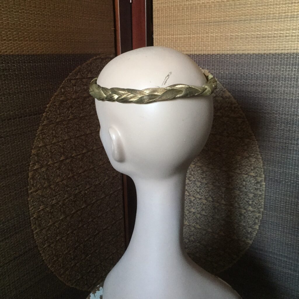 1920s Gold Braided Coronet | Gadabout Vintage