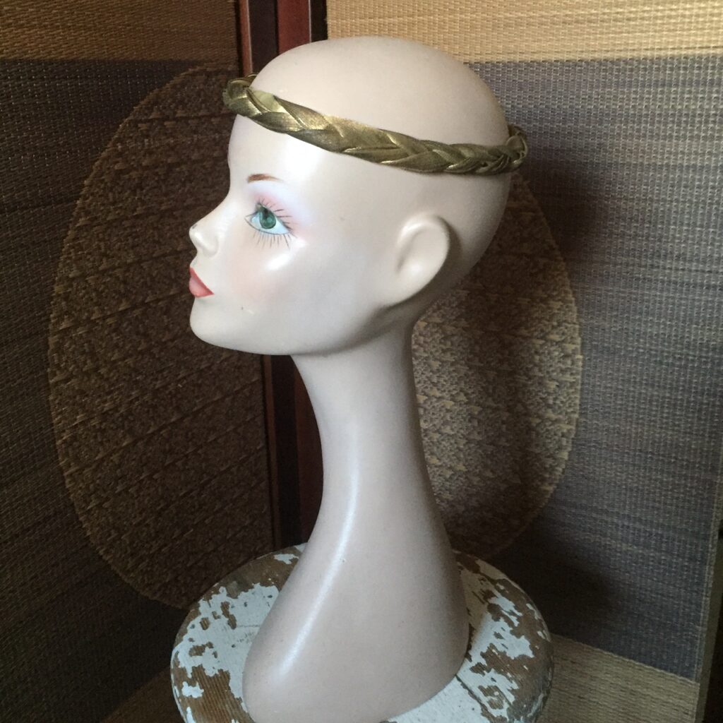1920s Gold Braided Coronet | Gadabout Vintage