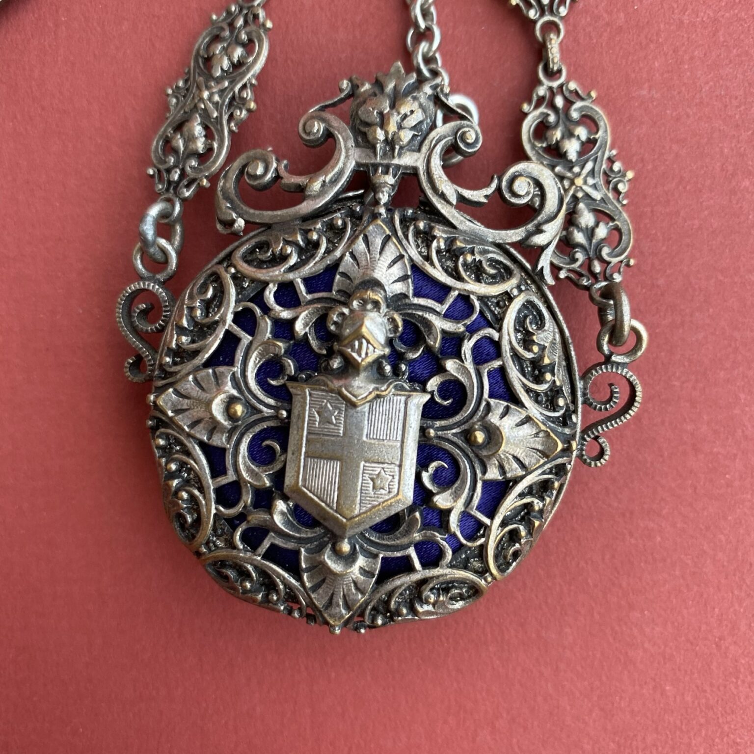 Antique Chatelaine with Two Thebans | Gadabout Vintage