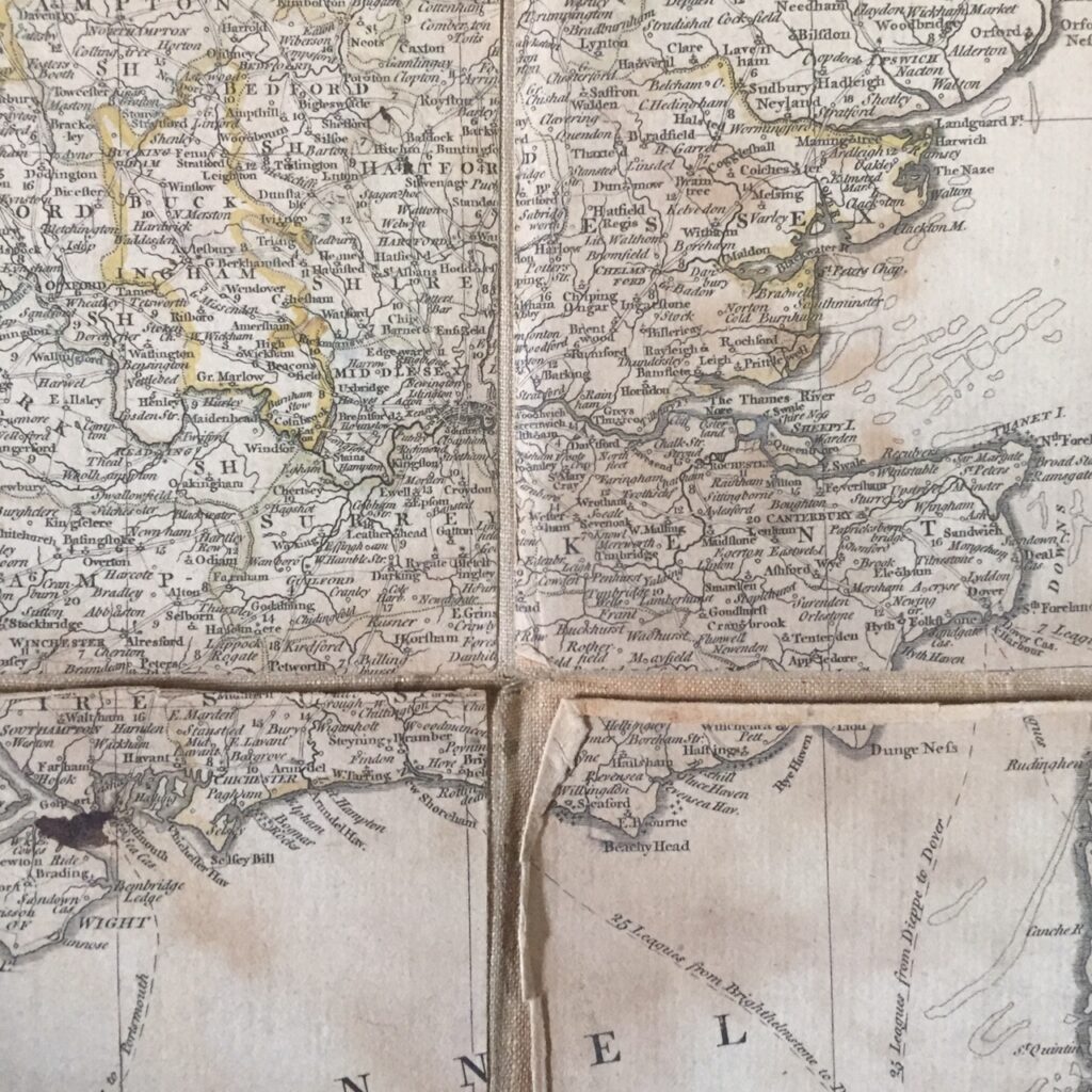 Map of England 1771 by Thomas Jefferys | Gadabout Vintage